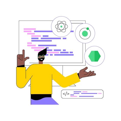 premium vector crossplatform frameworks abstract concept vector illustration