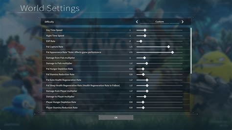 Palworld World Settings Explained Best Custom Settings Guide