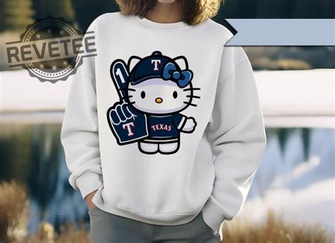 Hello Kitty Texas Rangers Baseball 2024 Shirts Texas Rangers Hello