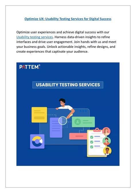 Ppt Drive User Engagement With Our Usability Testing Services