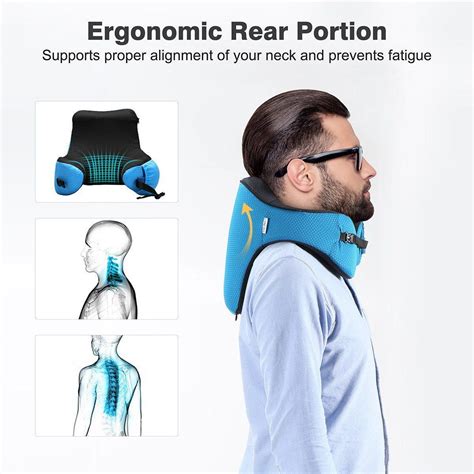 Airplane Travel Foldable Neck Support Pillow