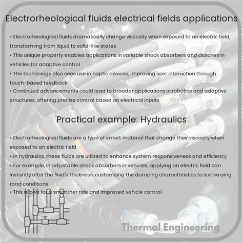 Electrorheological Fluids Electrical Fields And Applications