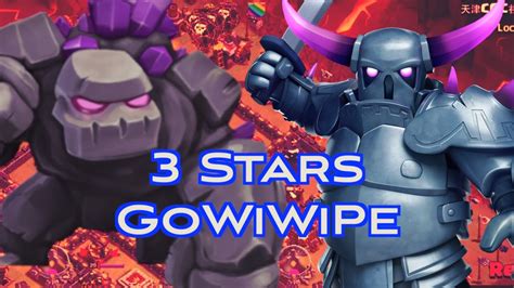 Th10 3 Stars Gowiwipe Attack Youtube