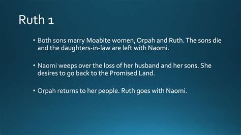 The Book Of Ruth Ppt Download