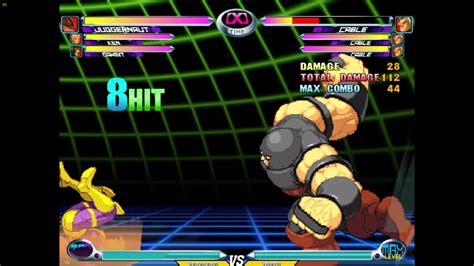Mvc2 Juggernaut Double Headcrush 100 With Gambit A Assist No Powerup
