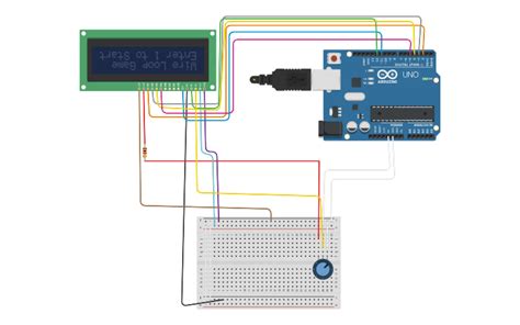 Circuit Design Lcd Tinkercad