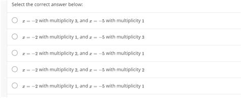 Solved Given The Graph Of The Following Degree Polynomial Chegg