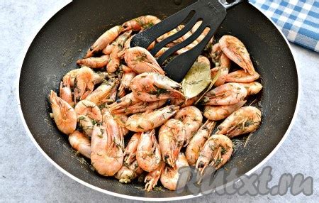 Креветки, жареные с чесноком и лимоном: 8 фото в рецепте