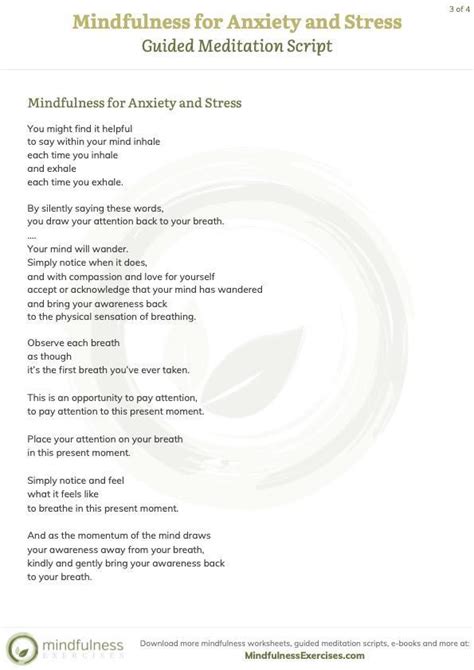 Meditation Script Dbt Enhance Your Mindfulness Practice Today Free