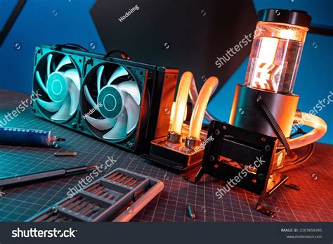 Cpu Water Cooling System Promotional Photo Stock Photo 2103659345 Shutterstock