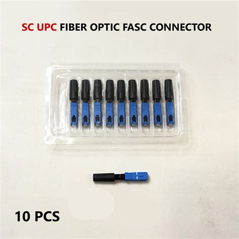 10pcs SC UPC SC APC FTTH Single Mode Fiber Optic Fast Connector FC301 Dynamic EE Zone Sdn Bhd