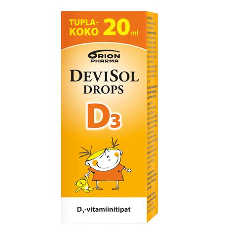 Devisol Drops D3-vitamiinitippa - Yliopiston verkkoapteekki