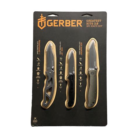 Gerber 3 Piece Folding Knife Set Gerber Gear Greatest Hits 30