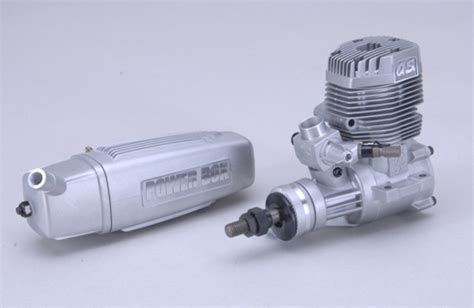 OS Engine MAX 75AX with E-4040 Silencer L-OS17400, Model Shop Leeds