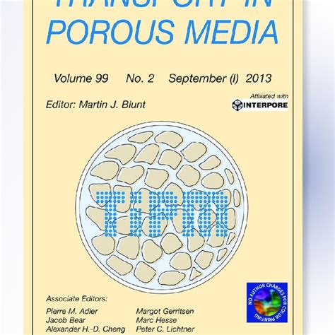 Pdf Heat Transport In An Anisotropic Porous Medium Saturated With