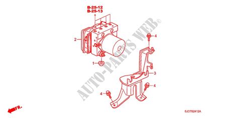 Vsa Modulator Diesel18l For Honda Cars Fr V Se S 5 Doors 6 Speed