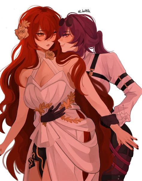 ۶ৎ Himeko X Kafka Girls In Love Ship Art Hyouka