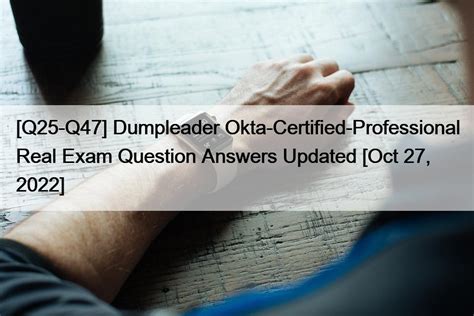 okta archives it certification exam materials