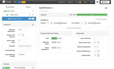 Creating And Configuring Separate Queue In Yarn Capacity Scheduler For