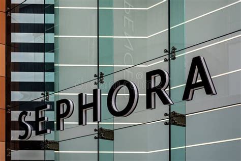 Sephora Logo On Glass Building In Liverpool Uk Editorial Image Image