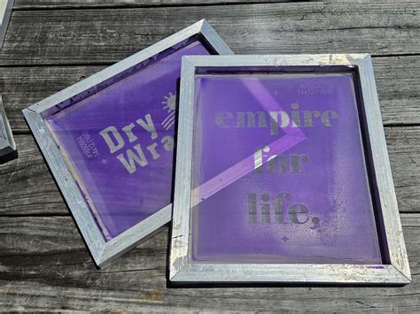 Pre Burned Silk Screen Diy Silk Screen Printing Custom Screen