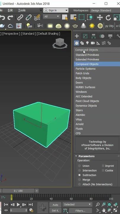 how to use proboolean in 3ds max youtube