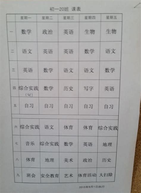 初一课程表 高三课程表 网络课程表 第4页 大山谷图库