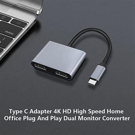 Typec To Dual Hdmi Compatible In Adapter Type C Grandado
