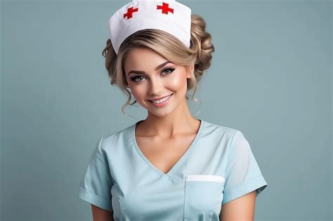 Cute Female Nurse Premium Ai Generated Image