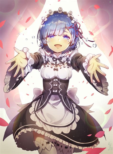 Rem Rezero Kara Hajimeru Isekai Seikatsu Drawn By Kakiman Danbooru