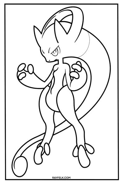 Legendary Pokémon Coloring Pages