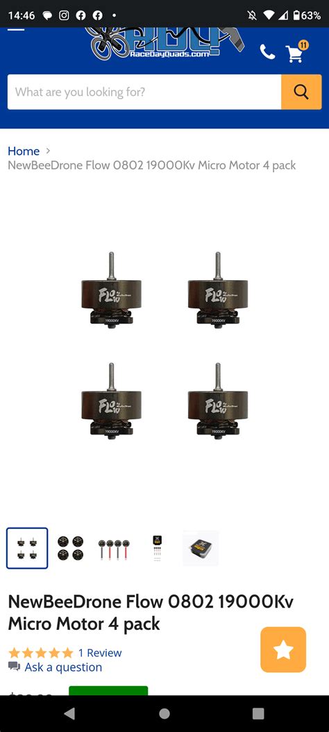 Newbeedrone Flow 0802 19000kv For Mobula 6 R Tinywhoop