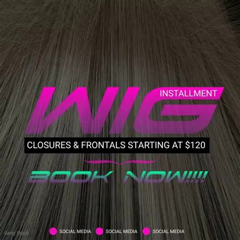 Wig Installment Beauty Shop Video Template Postermywall