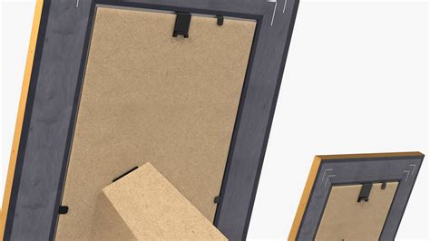 황금 사각형 사진 프레임 세트 3d 모델 29 3ds Blend C4d Fbx Max Ma Lxo Obj Free3d