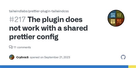 The Plugin Does Not Work With A Shared Prettier Config · Issue 217