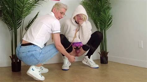 Piss Compilation Sissy Chastity Belt Locked Crossdresser Public