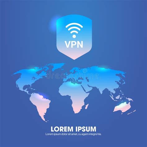 Virtual Private Network Web Security Privacy Concept Secure Vpn