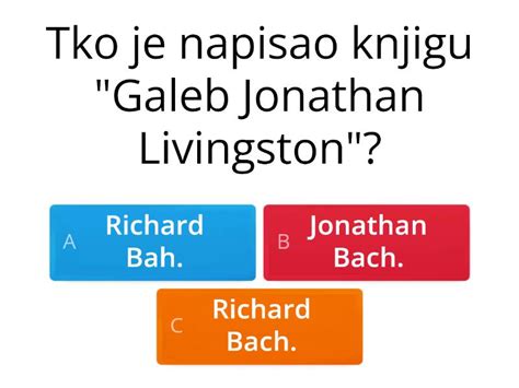 Galeb Jonathan Livingston Quiz
