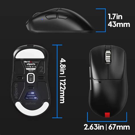Pulsar Xlite V3 eS Wireless Gaming Mouse – Respawn Gaming Tech