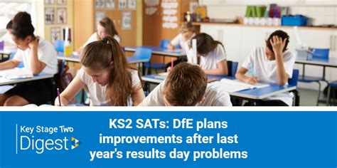 Ks2 Sats Dfe Plans Improvements After Last Years Results Day Problems