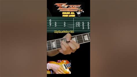Gimmie All Your Lovin Zz Top Rhythm Guitar Youtube
