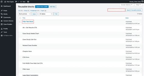Wordpress Basics Create And Save Reusable Blocks Pilot Digital