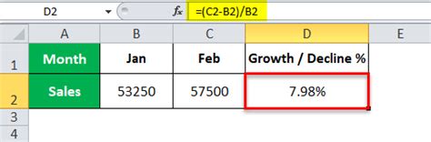 How To Calculate Percentage In Excel Using Formulas