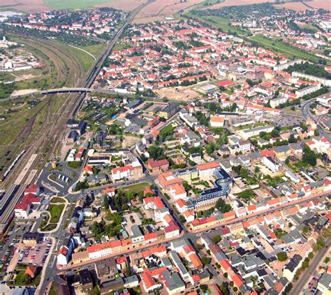 Luftaufnahme Bitterfeld Stadtansicht Bitterfeld