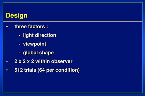 A preference for global convexity in local shape perception - ppt download