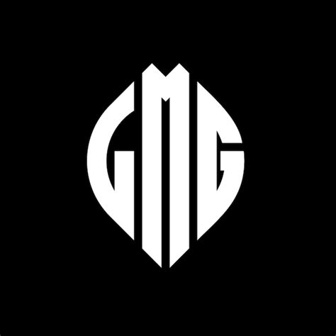 Premium Vector Lmg Circle Letter Logo Design With Circle And Ellipse