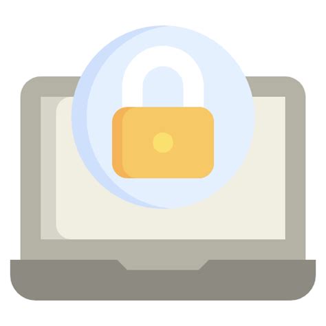 Computer Security Lock Logo
