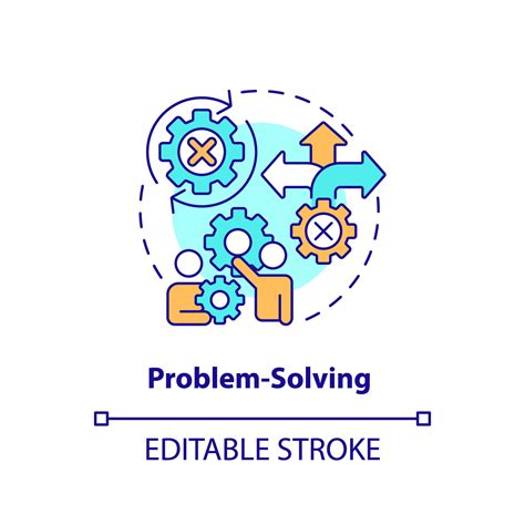 Problem Solving Multi Color Concept Icon Critical Thinking Creative