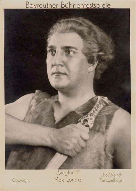 Max Lorenz Siegfried 1936 Opera Singers Singer Classical Music