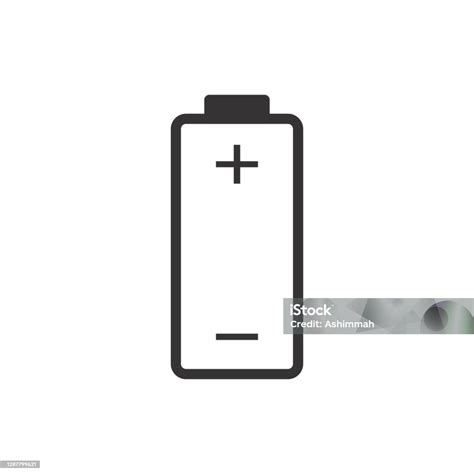 電池圖示向量插圖向量圖形及更多一個物體圖片 一個物體 充電 共享充電 Istock